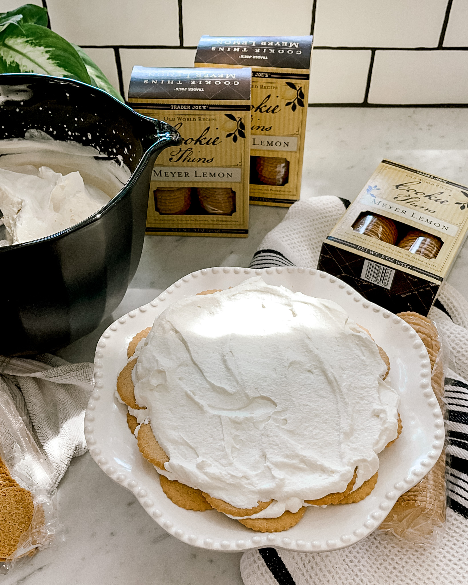 No Bake Lemon Wafer Cake - Jaclyn James Company