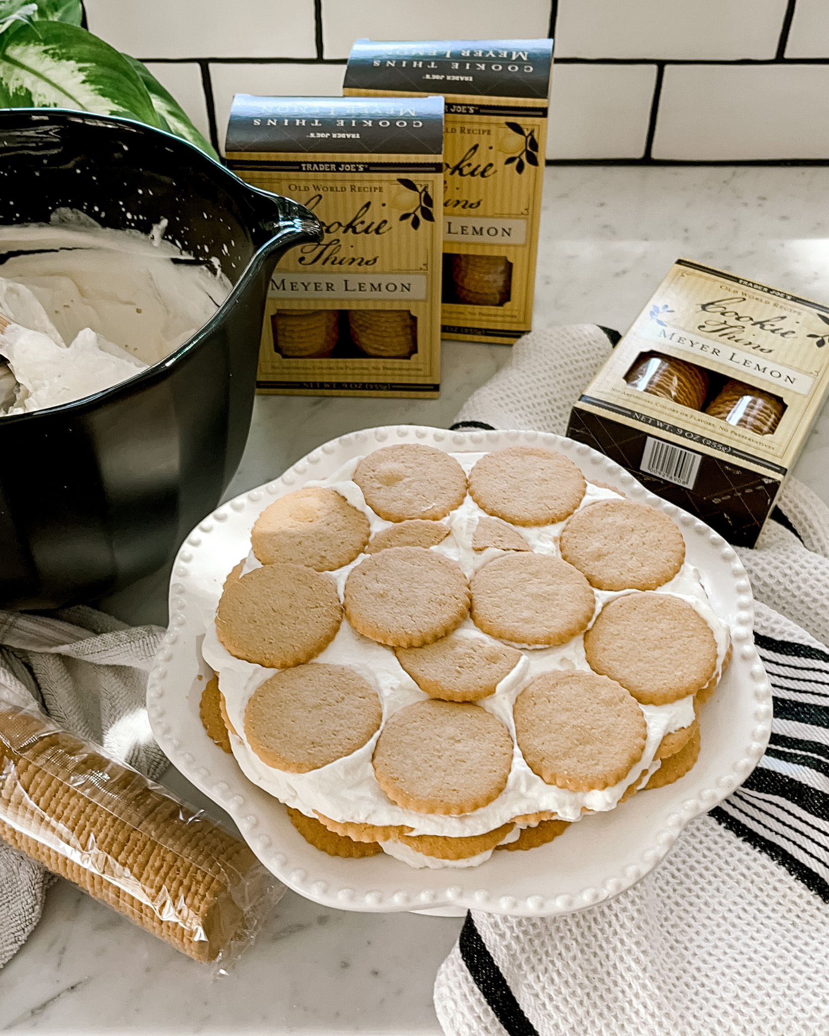 No Bake Lemon Wafer Cake - Jaclyn James Company
